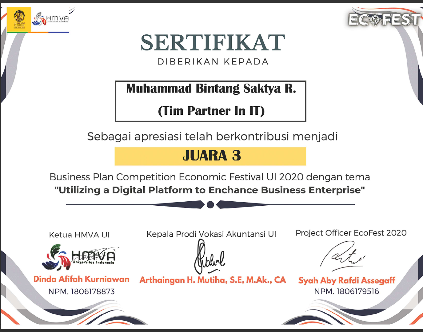 Personal Landing Page